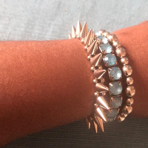 Jewelry | Nwot Cute Silver Bracelet Set | Poshmark